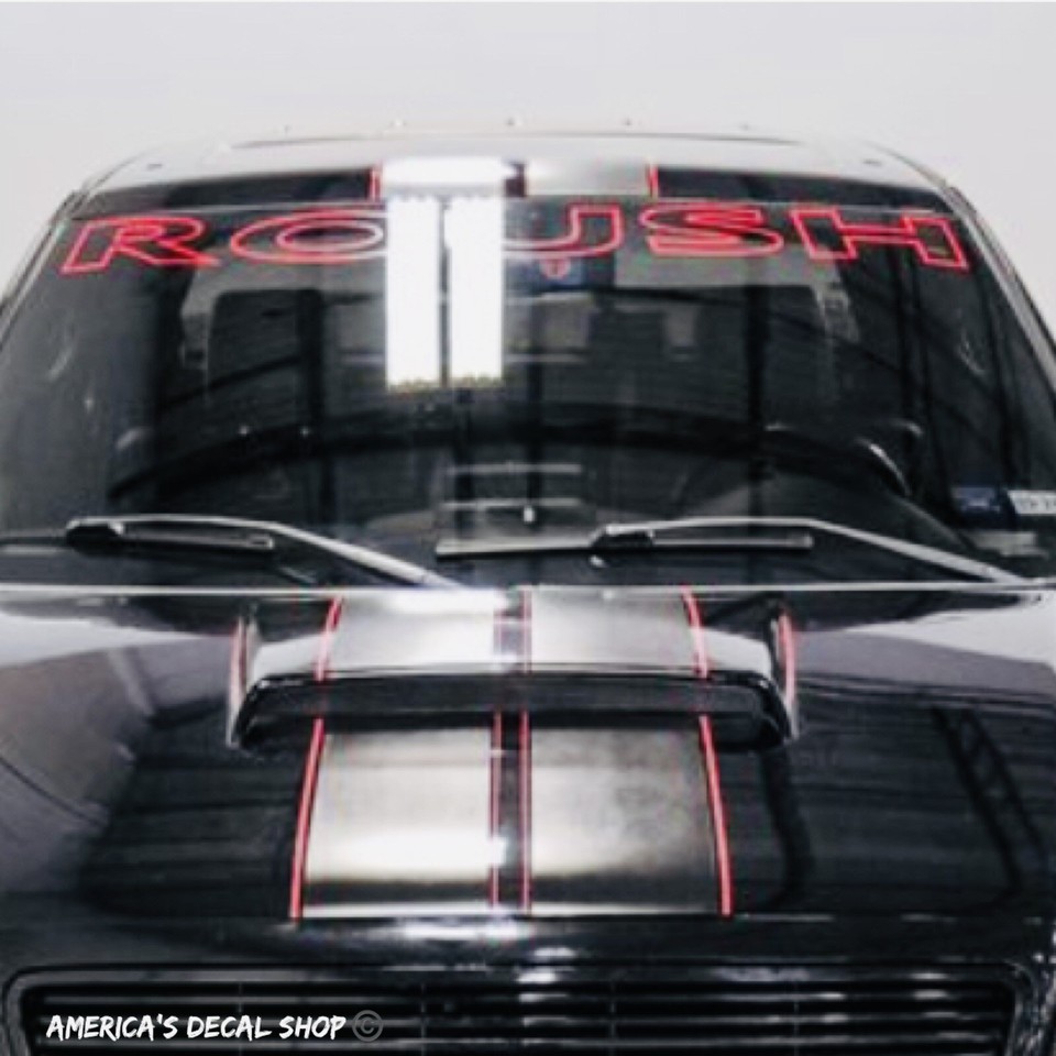OEM Roush Stage 2 Windshield Decal Banner Fits Roush Trucks NEW Limited ...