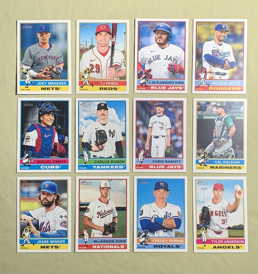2025 Topps Heritage 401-500 SP Lot of 27 Different - Betts PCA Raleigh ...