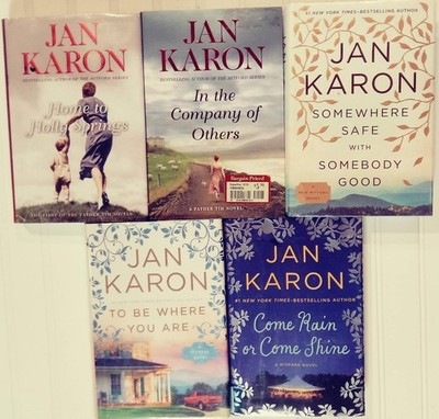 Complete Set Series Lot of 5 Father Tim Mitford Series books Jan Karon ...