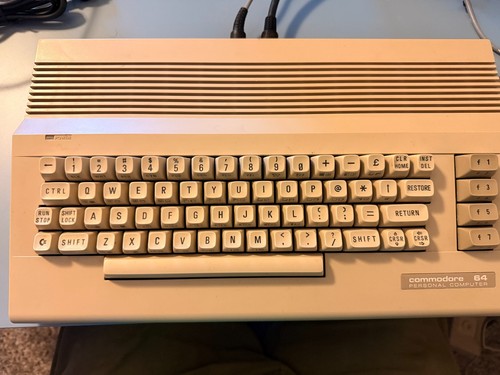 Commodore 64C + New Power Supply + Floppy Drive + SD Card SD2IEC Reader ...