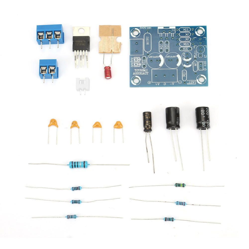 Portable LM1875T DIY Kit 20W Mono Channel HiFi Power Amplifier Board | eBay