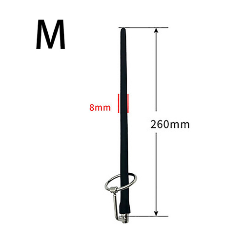 Stainless Steel Dilator Sounding Silicone Urethral Stretching Penis ...