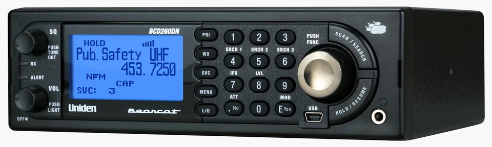 Uniden Bearcat BCD260DN Base Digital Scanner, DMR / NXDN Capable, NOAA ...