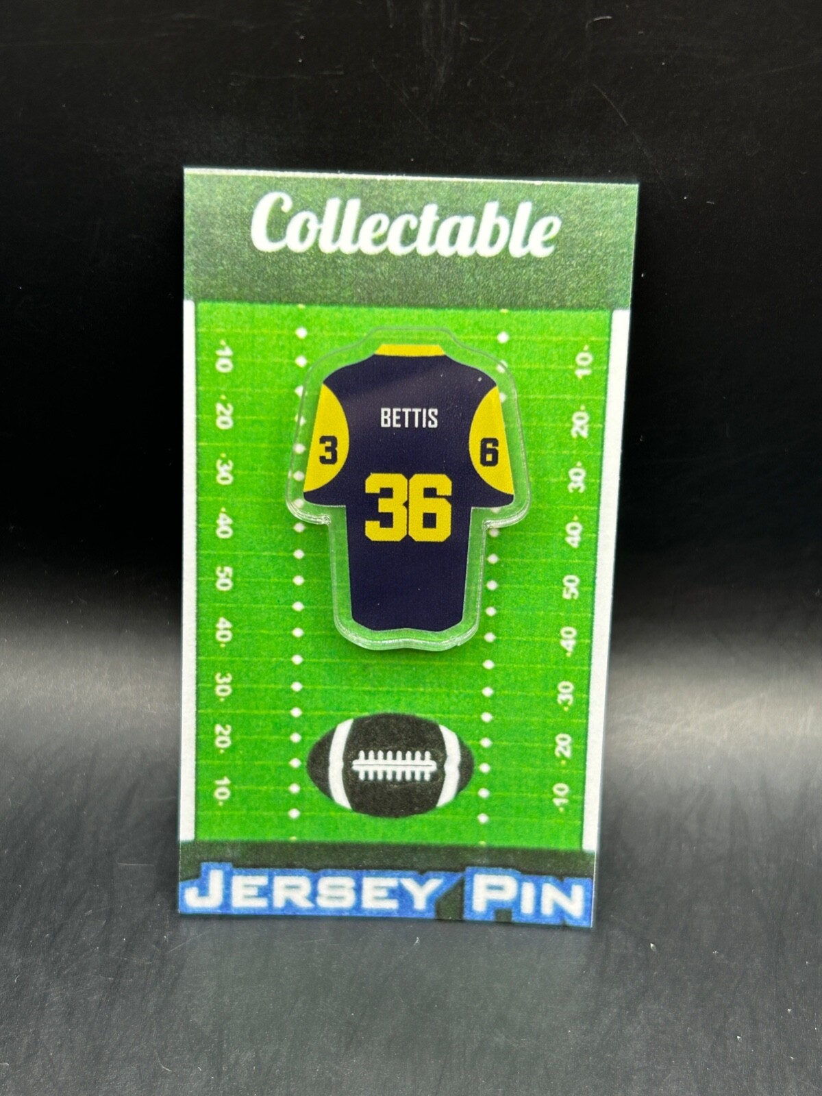 Los Angeles Rams Jerome Bettis jersey lapel pin-Classic vintage ...