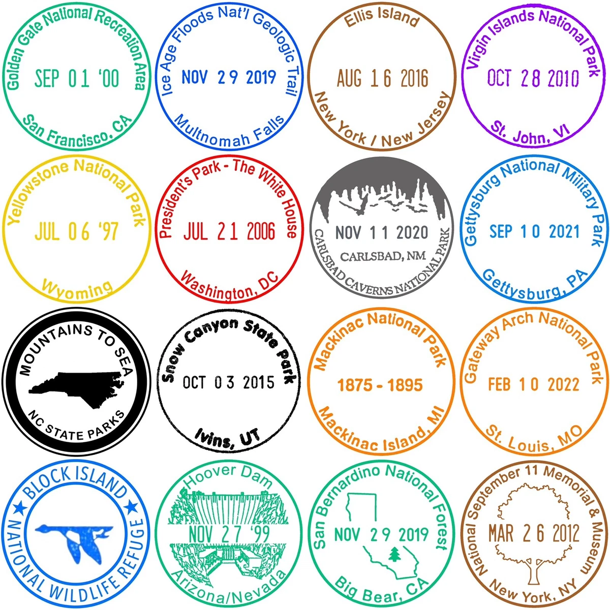 Pretend Passport Stamps For Kids