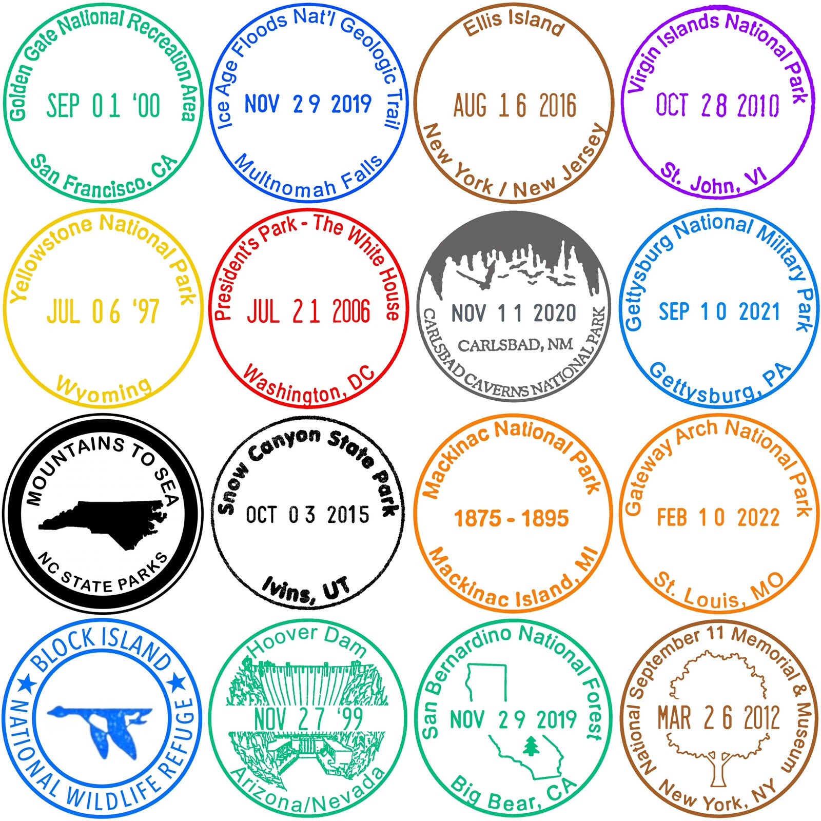 Printable Passport Stamps For Kids