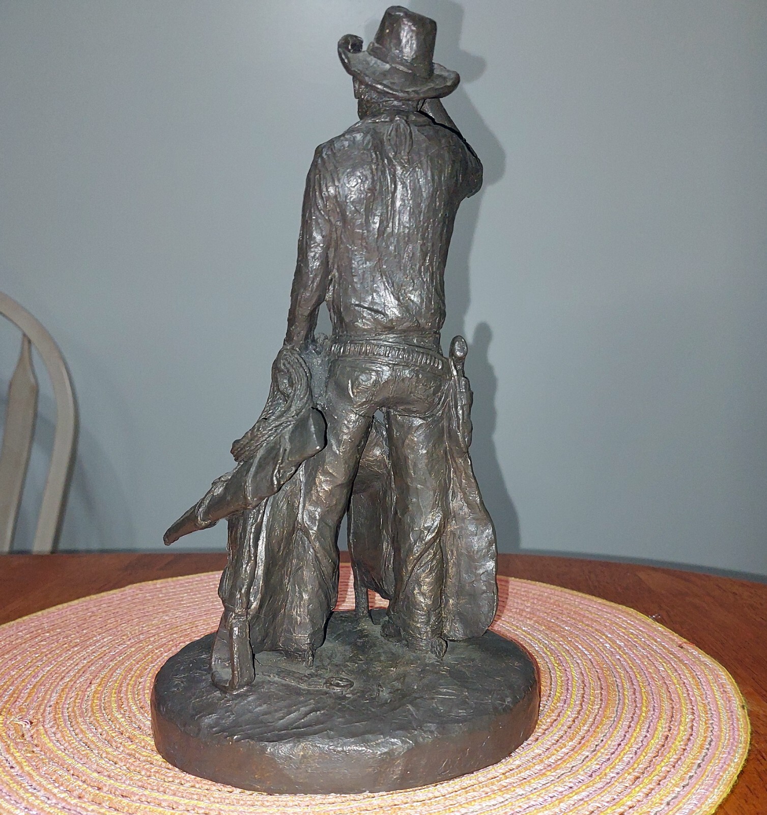 Vintage 1982 MICHAEL GARMAN Drifter Sculpture 1st Artist Signed 11 ...