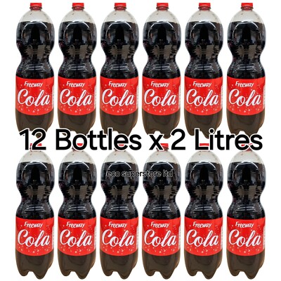 Pack 12 x 2L Cola Freeway Premium Original High Quality Drink 24h Fast ...