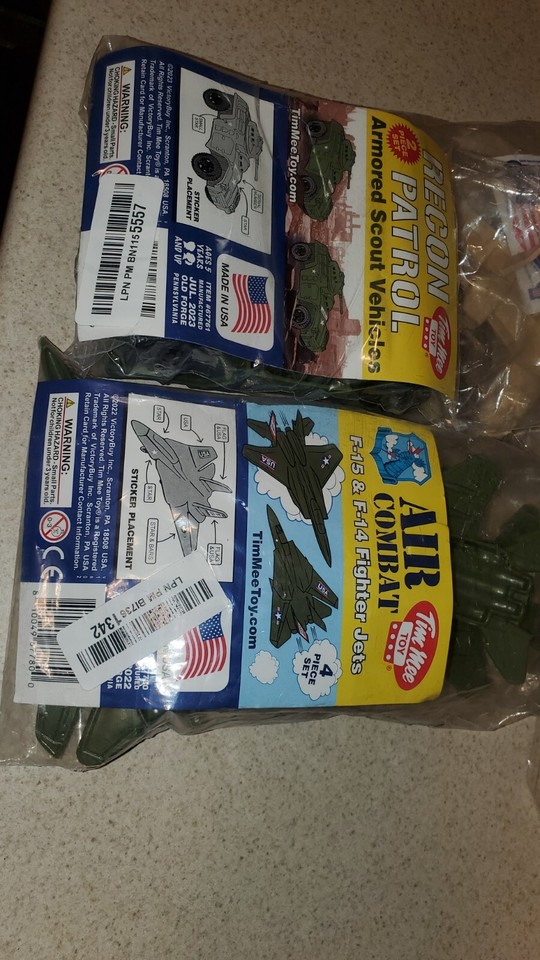 NEW Marx/TIM-MEE TOY WWII U.S. ARMY MEN Korean War USMC Lot SEALED XMAS ...
