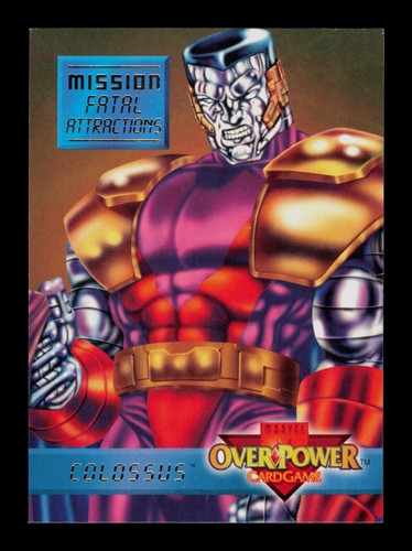 Colossus Mission Fatal Attractions Marvel Over Power 1995 Trading Card ...