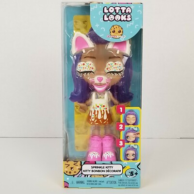 NEW MATTEL 2019 LOTTA LOOKS COOKIE SWIRL *SPRINKLE KITTY* BON BON ...