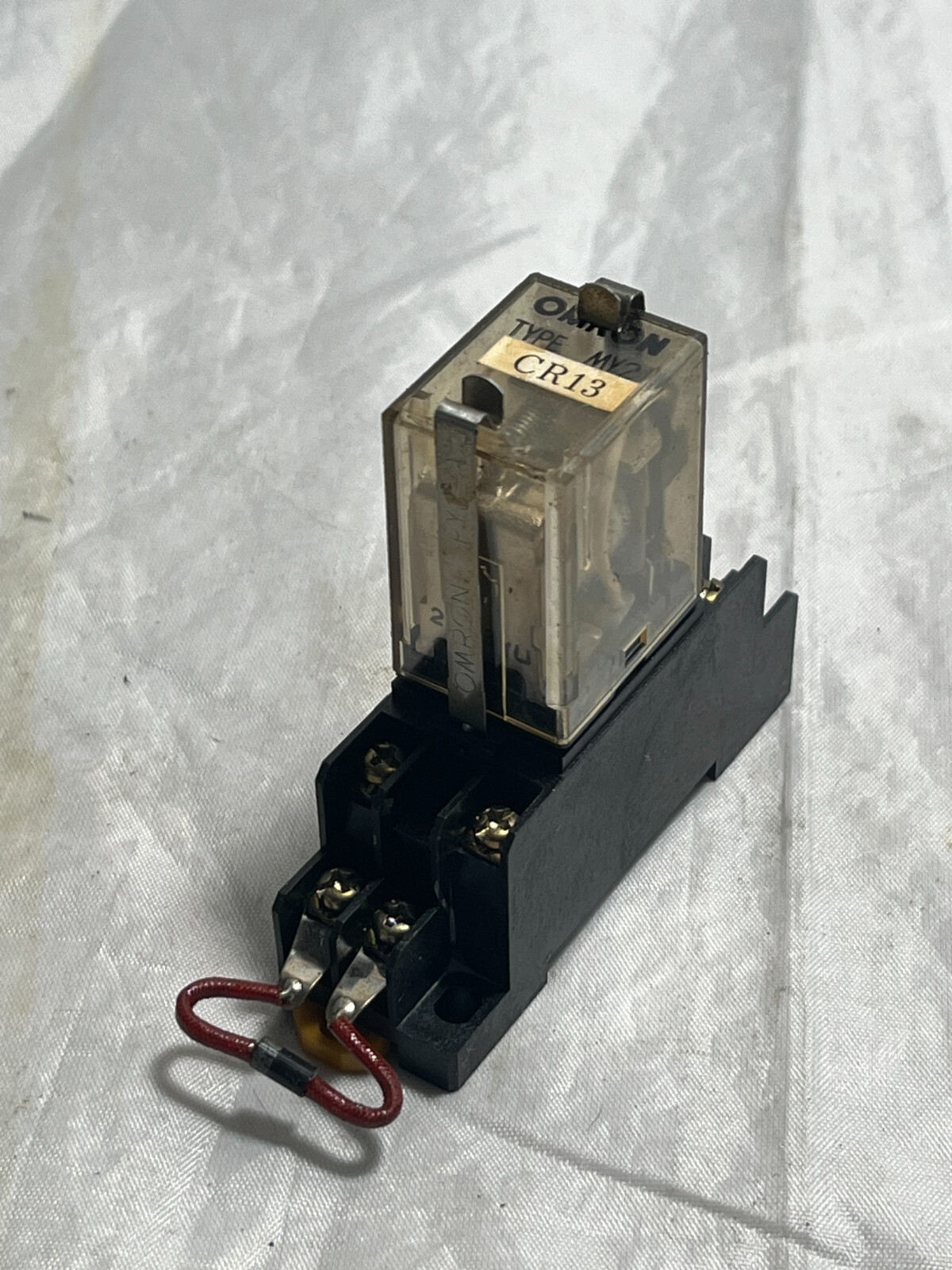 OMRON MY2 24VDC Relay With Din Rail Base 2433Y7 | eBay