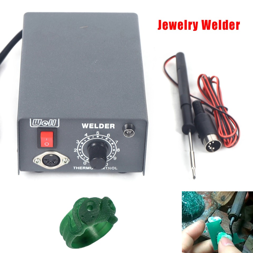 Electric Jewelry Wax Welder Soldering Machine W/ Welding Wax Pen Tool ...