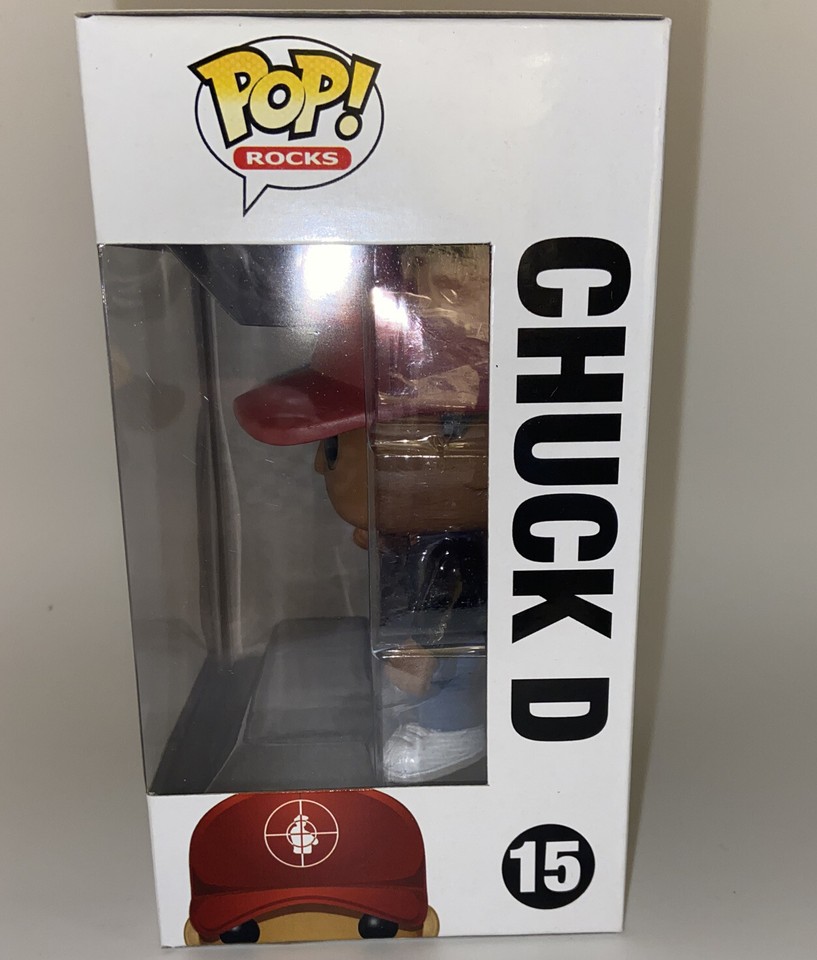 FUNKO POP ROCKS PUBLIC ENEMY CHUCK D FIGURE GRAIL VAULTED RETIRED MC ...