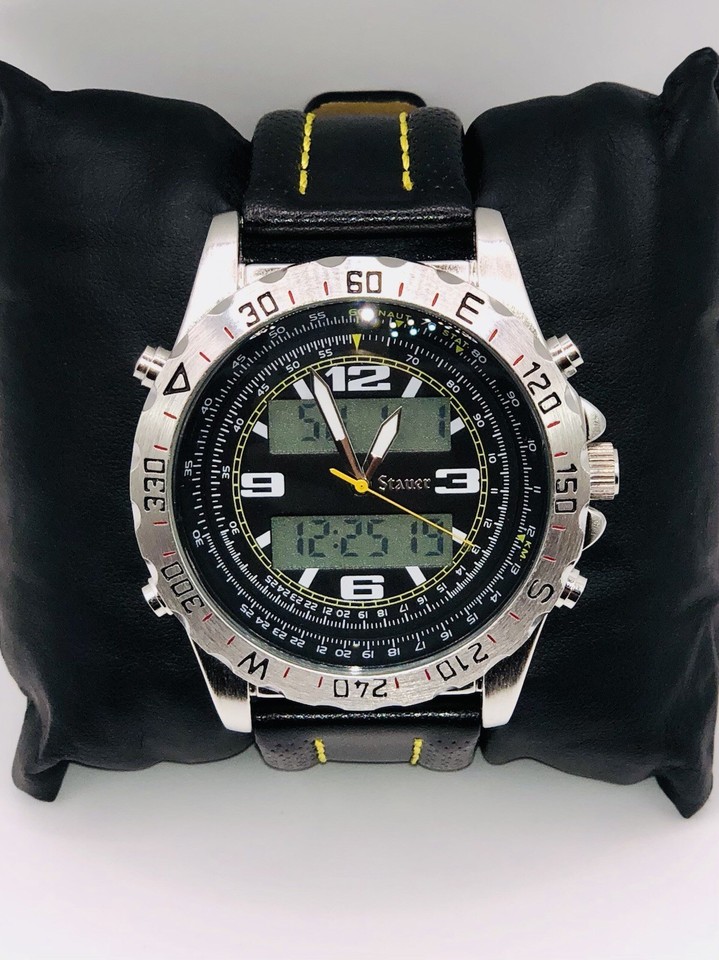 New In Box! Stauer Men’s Centurion Hybrid Analog/Digital Watch #20409 ...