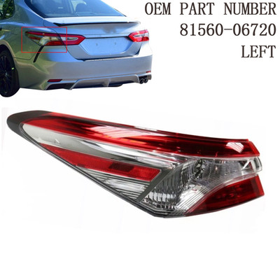 Left Driver Side Taillight For 2018 2019 2020 Toyota Camry Left Driver ...