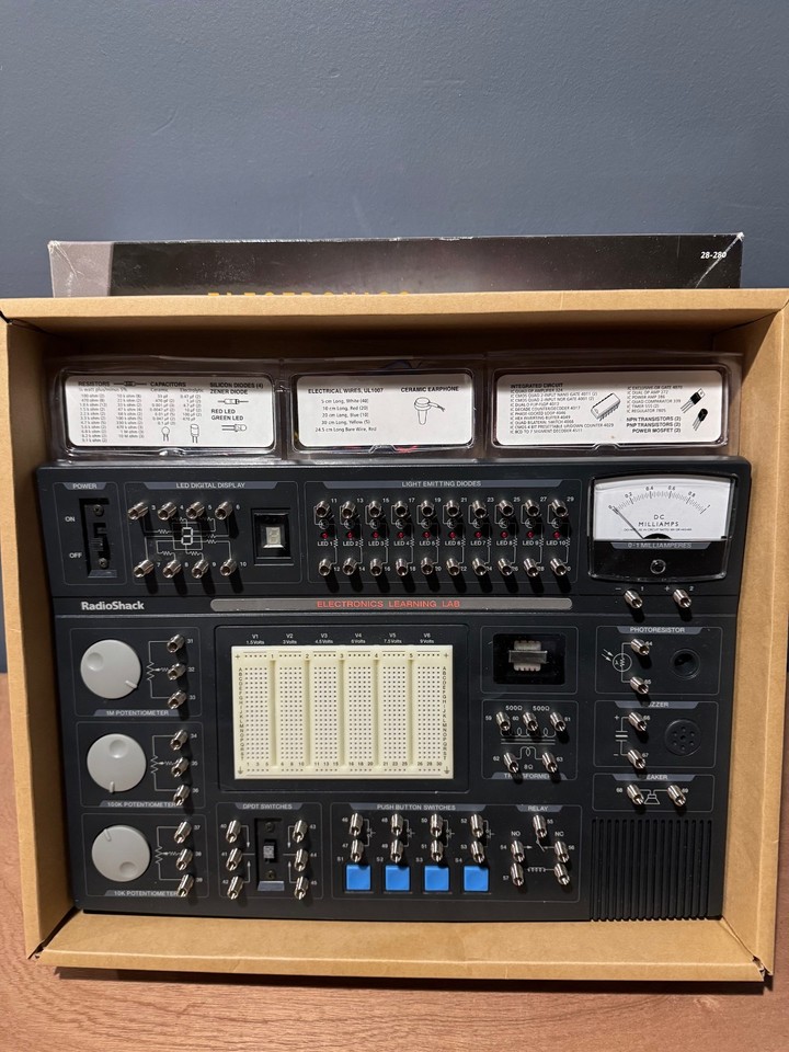 Radio Shack Electronics Learning Lab 28-280 Manuals & Accessories Fully ...