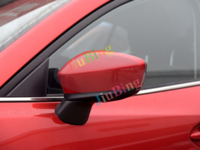 Left Driver Side Red Turn Rearview View Mirror For Mazda 3 Axela 2014 ...