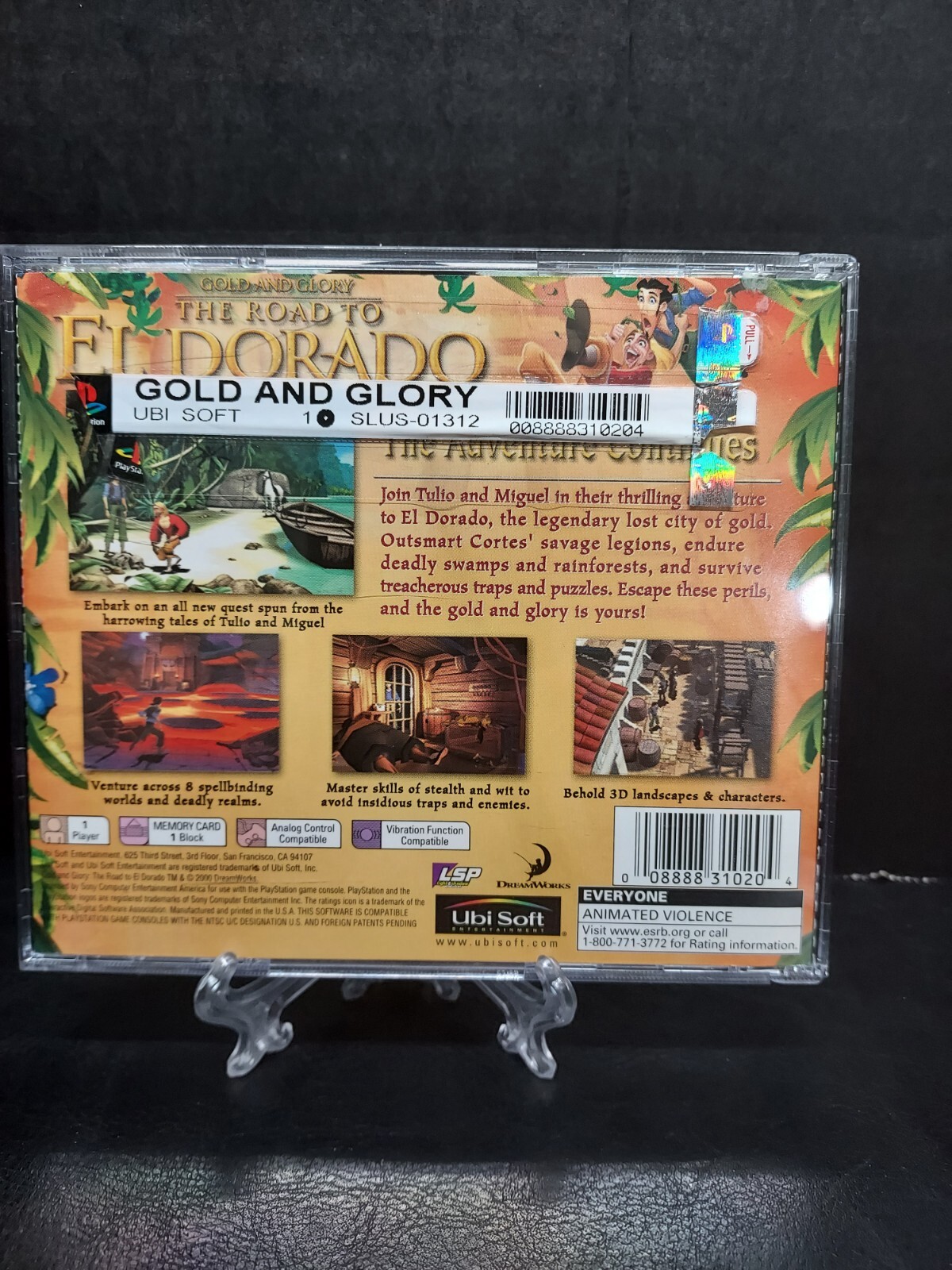 Gold and Glory: The Road to El Dorado (Sony PlayStation 1, 2000) PS1 ...