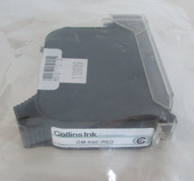 Collins Ink CM-500 Red (Process Red) Ink Cartridge - NEW- Sealed | eBay