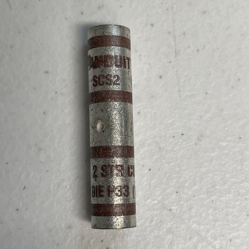 New (No Box) Panduit SCS2-Q Copper Butt Splice Standard Barrel | eBay