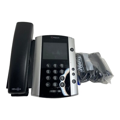 💧 Polycom VVX 500 Business IP Desk Office Color Display Phone 2201 ...