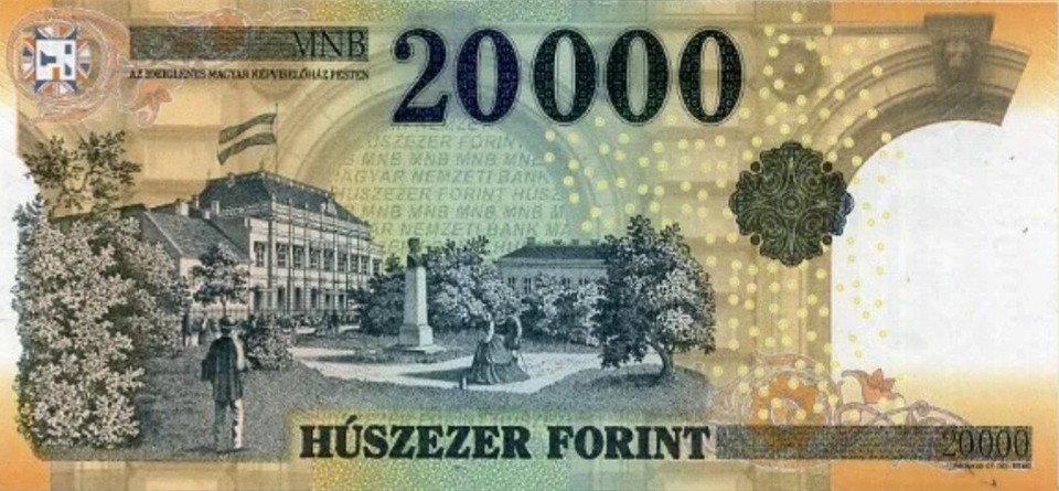 2016 Hungarian 20000 Forint Currency HUF Uncirculated Hungary Bill. 20k ...