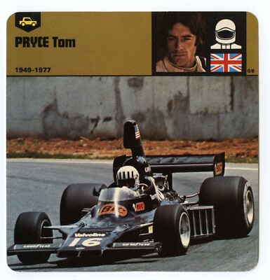 Tom Pryce - Racing Driver Edito Service SA Auto Rally Card | eBay