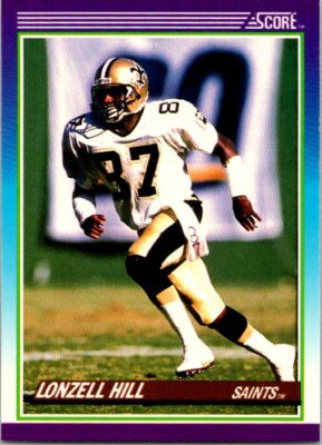 1990 Score Football 187 Lonzell Hill | eBay