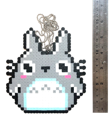 Totoro Pixel Art Grid
