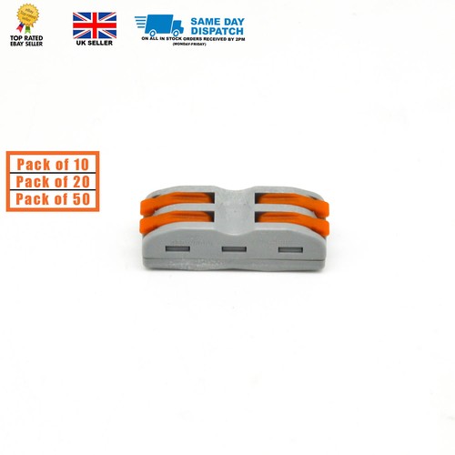 2 way universal 32A Terminal block Electric Wire Connector Box of 10,20 ...