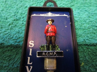 RCMP Niagara Falls Canada Silver Plated Royal Canadian Mountie Police ...