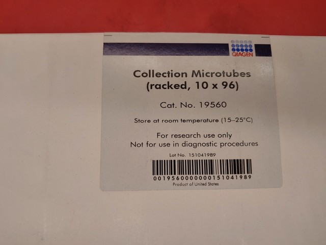 QIAGEN 19560 1.2ml QIAprep 96 Plates Collection Microtubes Racked 48 ...