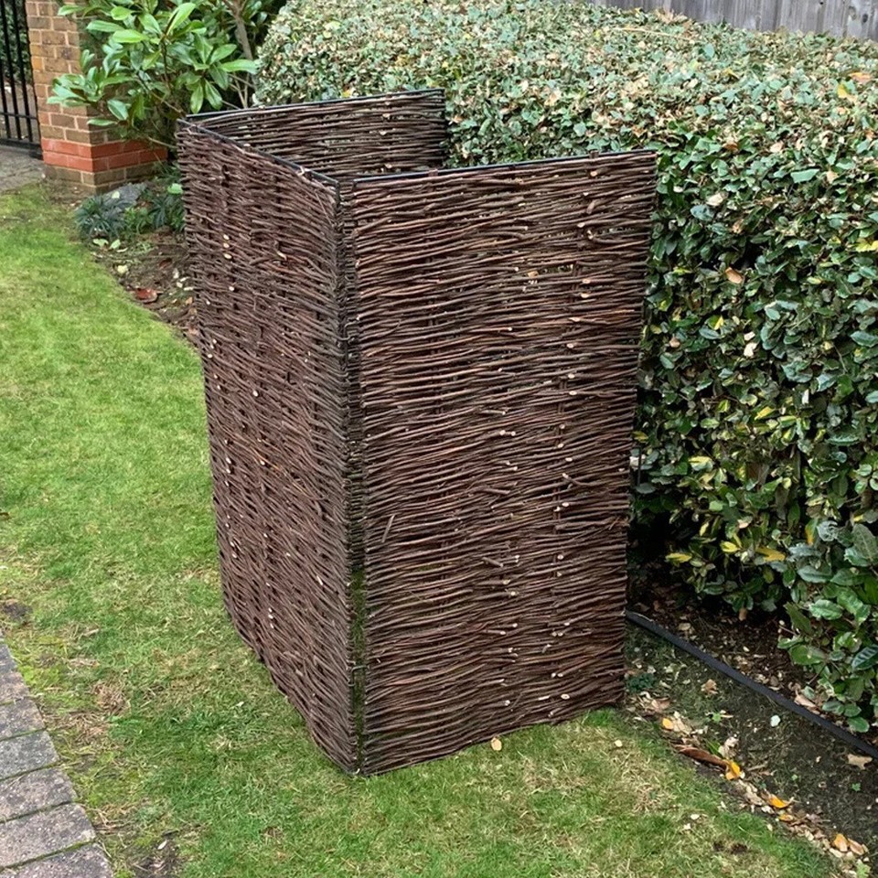 OUTDOOR WHEELIE BIN STORAGE DOUBLE AND TRIPLE SHED WOODEN DUSTBIN ...