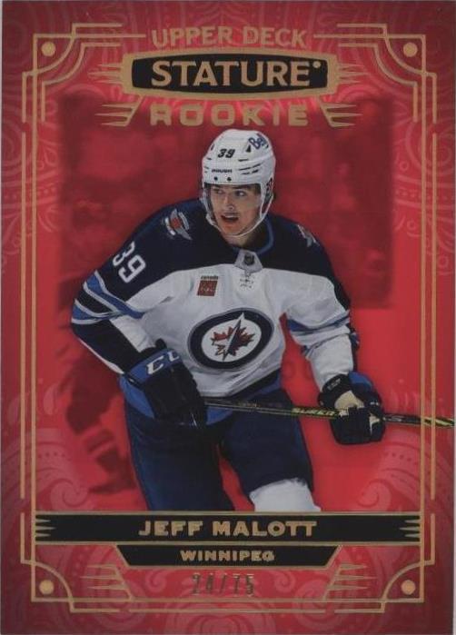 2022-23 Upper Deck Stature - Rookies Red #156 Jeff Malott /75 (RC) for ...