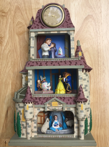 Disney - Beauty and the Beast - "Magic Moments in Time" Clock Tower - Diorama | eBay