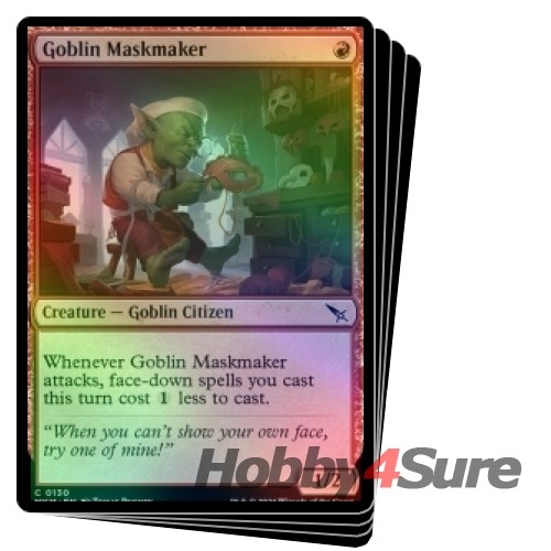 Foil Goblin Maskmaker X4 M/NM Magic: The Gathering MTG Murders At Karlov Manor | eBay