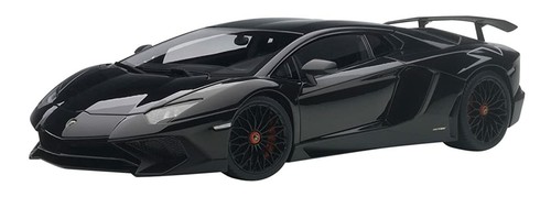 AUTOart 1/18 Lamborghini Aventador LP750-4 SV black model car ...