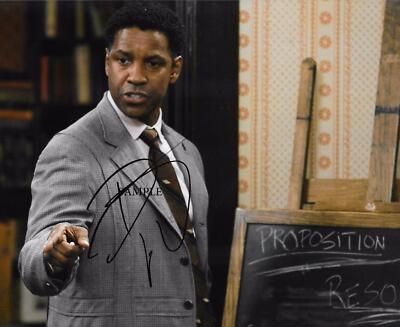 DENZEL WASHINGTON REPRINT PHOTO 8X10 SIGNED AUTOGRAPHED PICTURE MAN ...