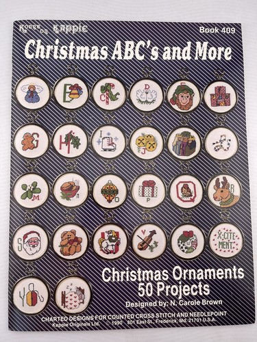 CHRISTMAS ABC'S & MORE ~ 50 Cross Stitch Projects ~ Kount on Kappie ...
