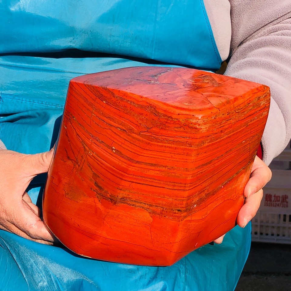 17.2LB TOP Natural Red jasper Quartz Crystal mineral specimen Healing Decoration | eBay