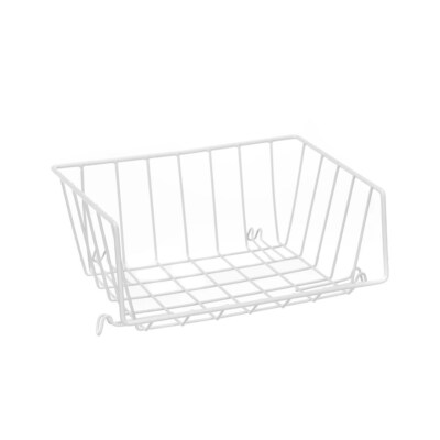 Box Sweden 29cm Wire Stackable Storage Basket Organiser Removable ...