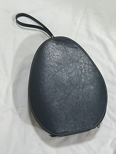VINTAGE 60'S CHARCOAL GRAY HAM SHAPED CARRYING CASE PURSE HANDBAG | eBay