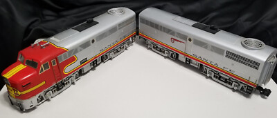 Aristo-Craft Train Diesel Locomotive ALCO FA-1 & FB-1 Santa Fe Combo ...
