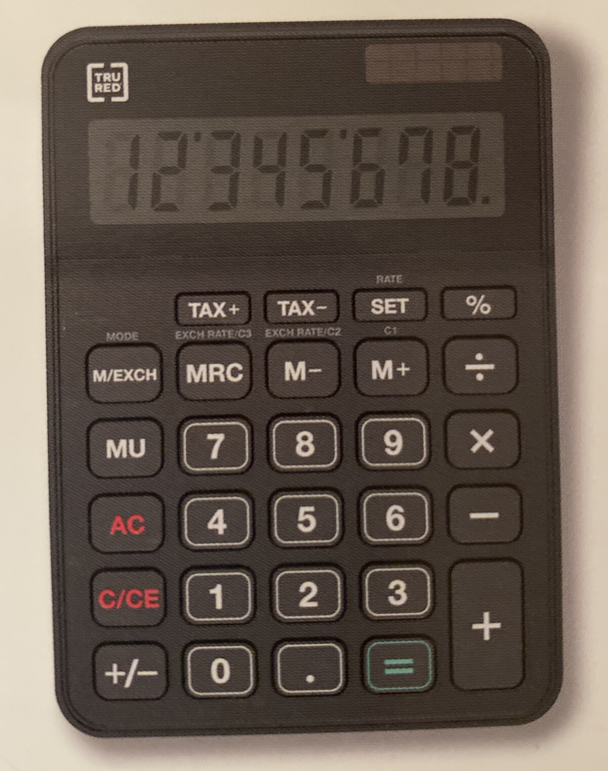TRU RED 8-Digit Desktop Calculator black | eBay