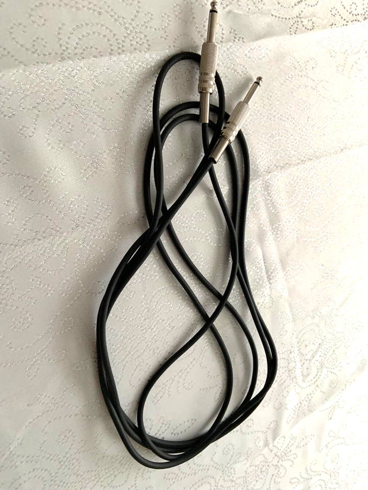 1/4" Mono TS Male to 1/4" Mono TS Male Shielded Instrument Pro Audio ...