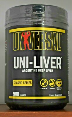 Universal Nutrition UNI-LIVER 500 Tablets Natural Amino Acids and BCAA ...
