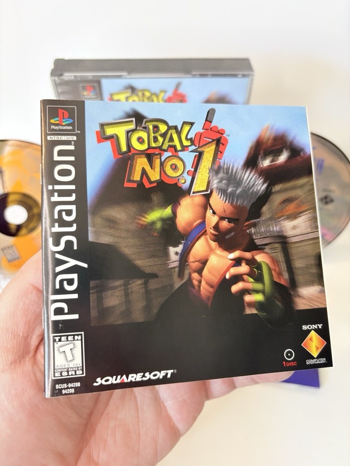 Tobal No 1 (Sony Playstation PS1, 1996) CIB w/ FF Bonus Disc Excellent ...