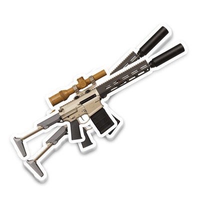 Q BoomBox Sticker 6 Inch Vinyl Decal Hunting Shooting Sports Gun Safe ...