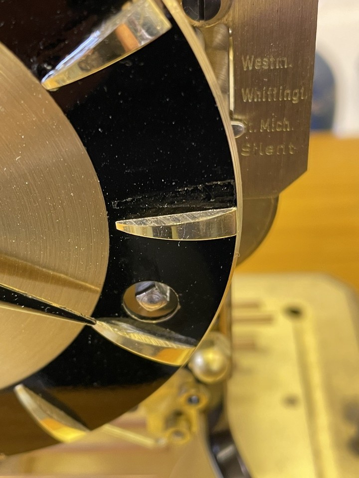 Schatz & Sohne W3 Triple-Chime Skeleton Mantel clock, not working | eBay UK